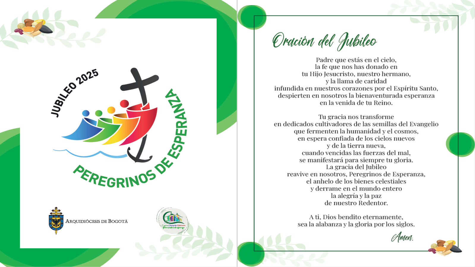 Símbolos del Jubileo | Arquidiócesis de Bogotá